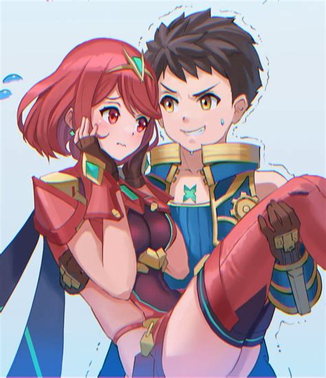 Pyra And Rex Xenoblade Chronicles And 1 More Drawn By Saburou Jako