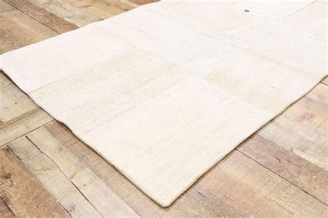 Vintage Turkish Patchwork Kilim Rug With Scandinavian Modern Style For