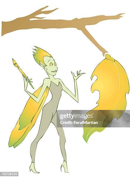 Nymph Woman Cartoon High Res Illustrations Getty Images