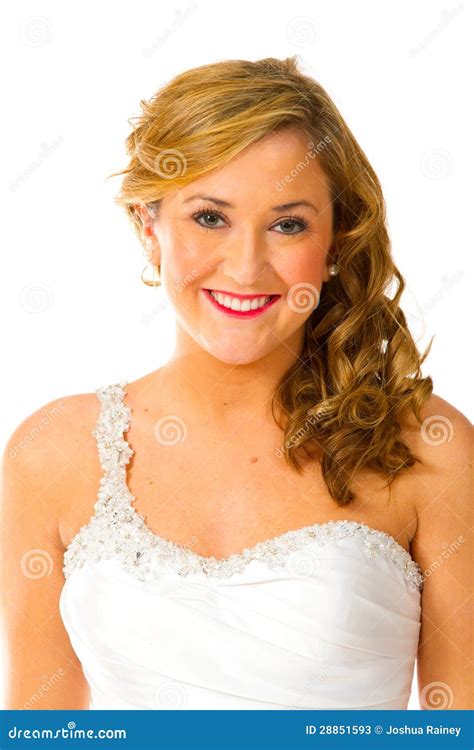 Attractive Bride In Studio Stock Image Image Of Vertical