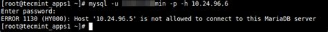 cara memperbaiki kesalahan 1130 hy000 host tidak diperbolehkan terhubung ke server mysql ini