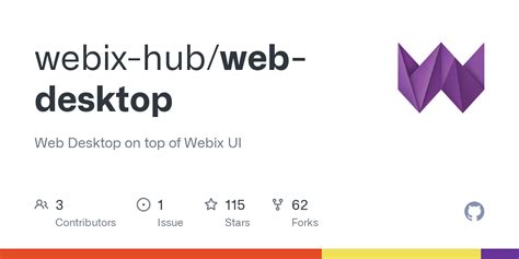 github webix hub web desktop web desktop on top of webix ui