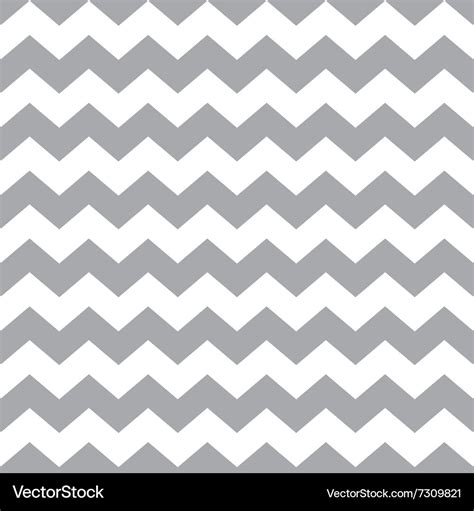 Tile Chevron Pattern With White And Grey Zig Zag Vector Image