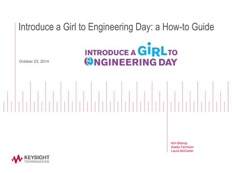 Introduce A Girl To Engineering Day A How To Guide PPT