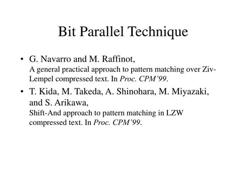 Ppt Faster Approximate String Matching Over Compressed Text
