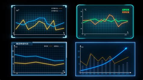 曲线增长数据对比图表 Ae模板下载