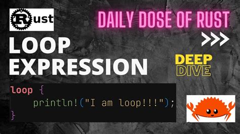 Deep Dive Into Loop Expression In Rust Programming Language Daily Dose Of Rust Youtube