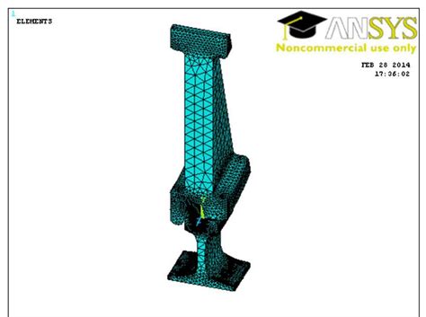 Finite Element Model Of The Wheel Rail Assembly