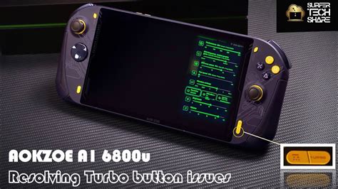 AOKZOE A1 6800u Resolving Turbo Button Issue YouTube