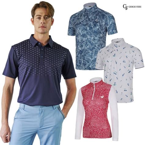 대한민국 No1 골프전문몰 Sbs골프샵 조르지오페리 골프 남성 여성 썸머 티셔츠 베스트 아이템