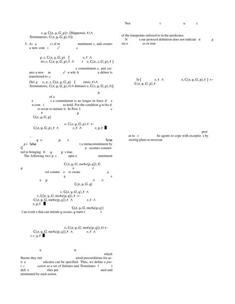Pdf Designing And Executing Protocols Using The Event Calculus 2001