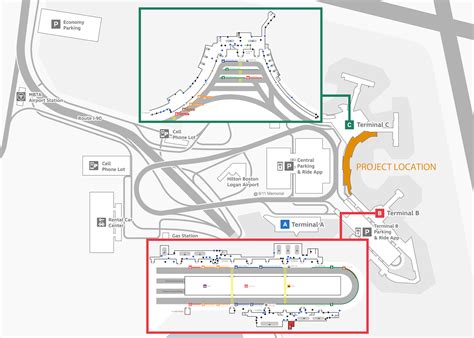 Boston Logan Airport Terminal Map Boston Bos Paul Bogard