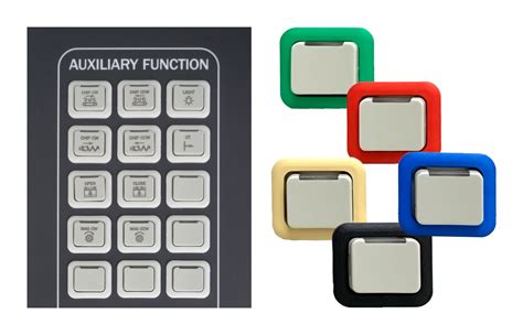 Laser Engraving Abs Button Milling Machine Operator Panel