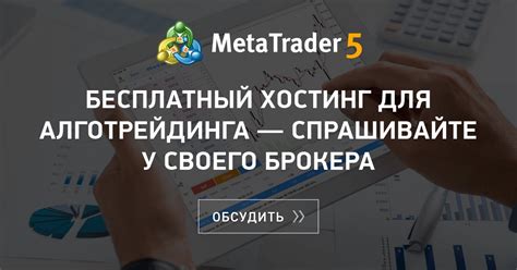 Бесплатный хостинг для алготрейдинга — спрашивайте у своего брокера