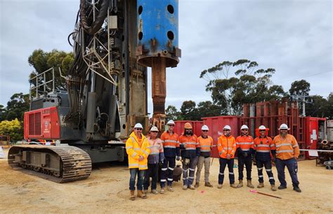 Test Piles In Place For Byford Extension Rail Express