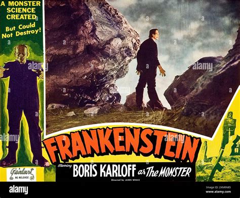 Frankenstein 1931 Universal Pictures Film With Boris Karloff As The