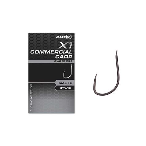 Matrix X1 Commercial Carp Hooks