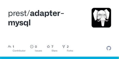 GitHub Prest Adapter Mysql