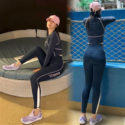 배럴 수영복 여성 래쉬가드 워터 레깅스 아쿠아 슈즈 신고 워터파크 복장 완성 네이버 블로그