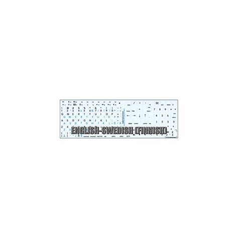 Buy 4keyboard Mac English Swedish Finnish Keyboard Labels Layout On