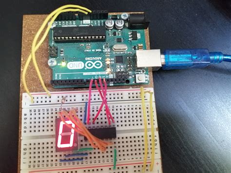 Control De ARDUINO Y Display De Segmentos