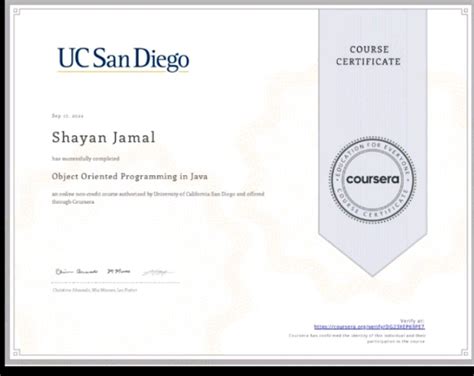 Shayan Jamal On Linkedin Programming Coursera