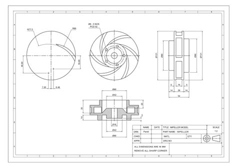 do 3d models and 2d drawings using inventor and autocad by sellapandim