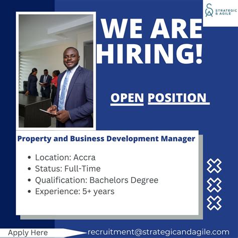 strategic and agile on linkedin applynow businessdevelopmentmanager