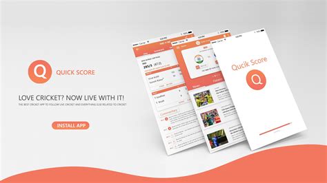 Cricket Score App Ui Design Behance