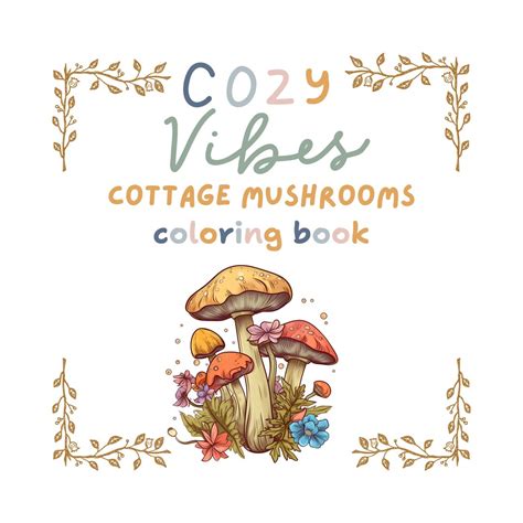 Cozy Vibes Coloring Series Whimsical Cottagecore Coloring Books For