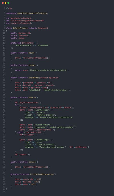 Laravel Livewire Membuat Delete Data Produk Part 14 By To The