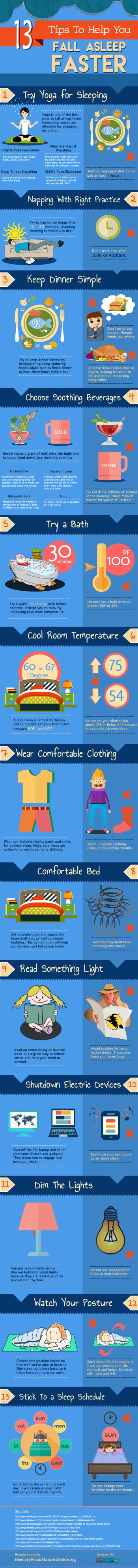 Use These 13 Tips So You Can Fall Asleep Faster