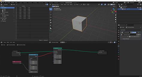 Single Random Value In Blender 30 Geometry Nodes Basics And Interface