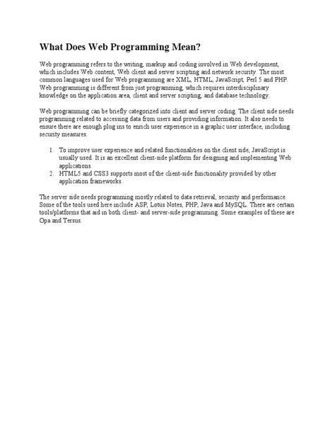 web programming pdf