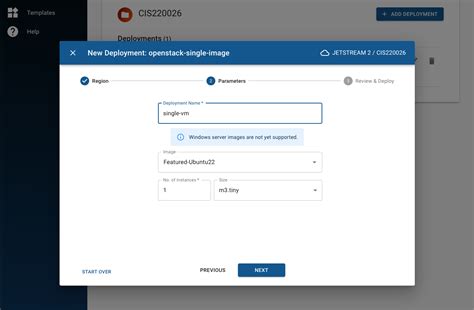 deploying one or more instances jetstream2 documentation
