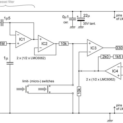 Circuit Diagram Of The Magnetic Position Encoders Dither Filter The Download Scientific