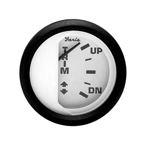 Faria Beede Instruments® Euro Series White Dialblack Aluminum Bezel 206 In Dash Mount Trim