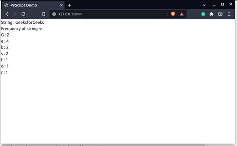 使用 pyscript 创建基本网页 码农参考