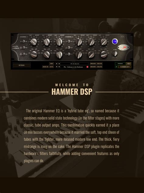 user manual hammer dsp download free pdf equalization audio