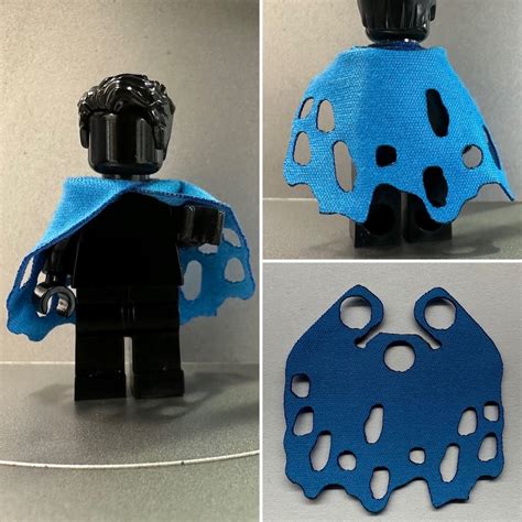 Pick 5 Custom Tattered Capes For Lego Minifigures Cloth Torn Battle