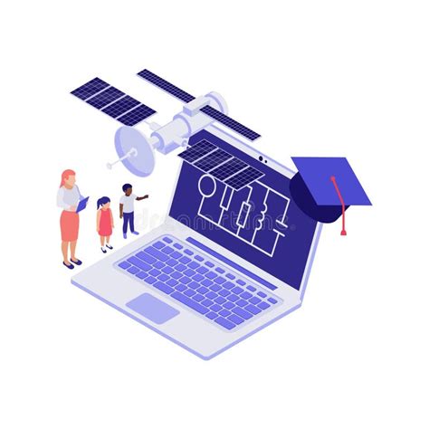 Isometric Education Concept Stock Illustration Illustration Of
