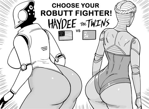 left and haydee atomic heart and 1 more drawn by bb baalbuddy