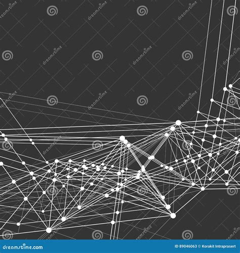 Abstract Network Connection Stock Vector Illustration Of Industry Engineering 89046063