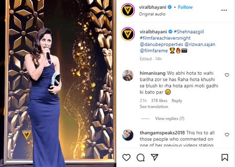 Shehnaaz Gill Dedicates Her Award To Siddharth Shukla Said You Are Mine And Will Always Be