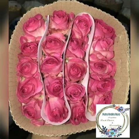 Promo Bunga Rose Pink Sandy 1 Ikat Isi 20 Tangkai Diskon 10 Di Seller Putra Andira Rose