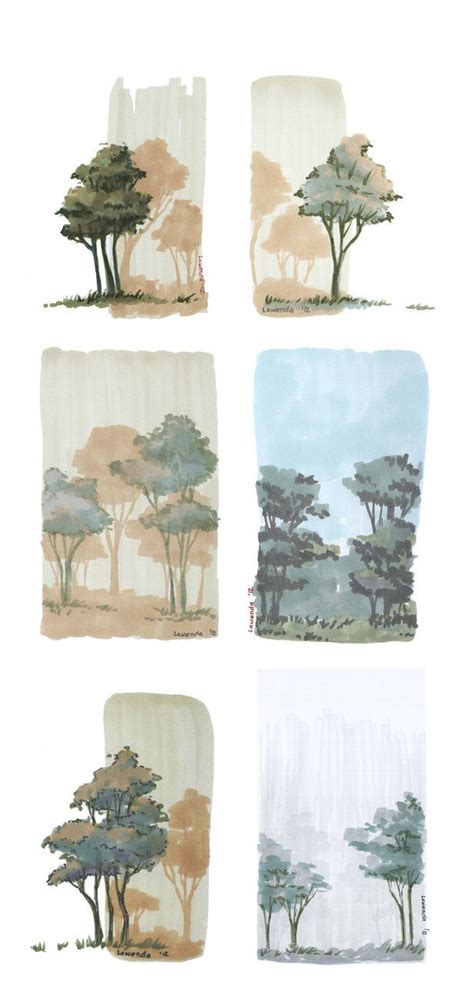 This Is A Tutorial To Show You How To Draw Trees And Other Greens With Markers It S My First