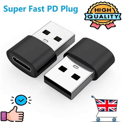 Usb Type C Female To Usb A Male Adapter Converter Charger Connector