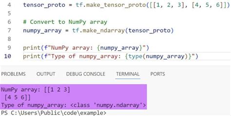 Convert Tensor To Numpy In Tensorflow
