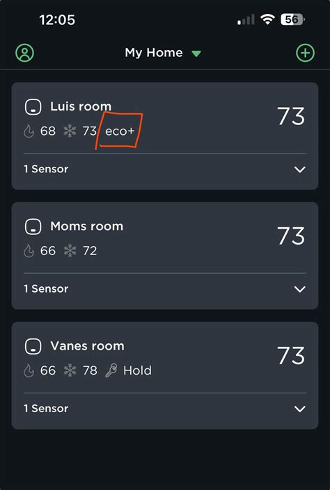 Why Does Only One Thermostat Display Eco Recobee