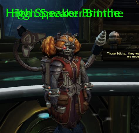 Does High Speaker Brinthe Bug Out For Anyone Else Whenevr The Dialogue